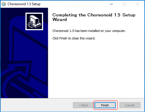 Installing with the installer (Windows) — Choreonoid master documentation